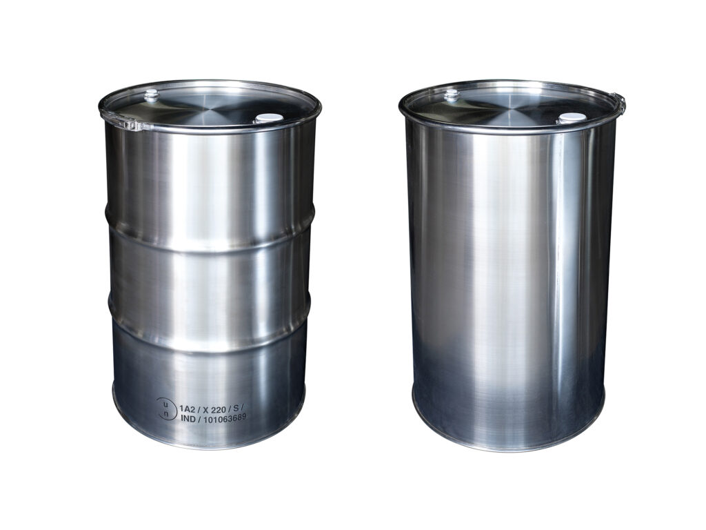Stainless steel drums