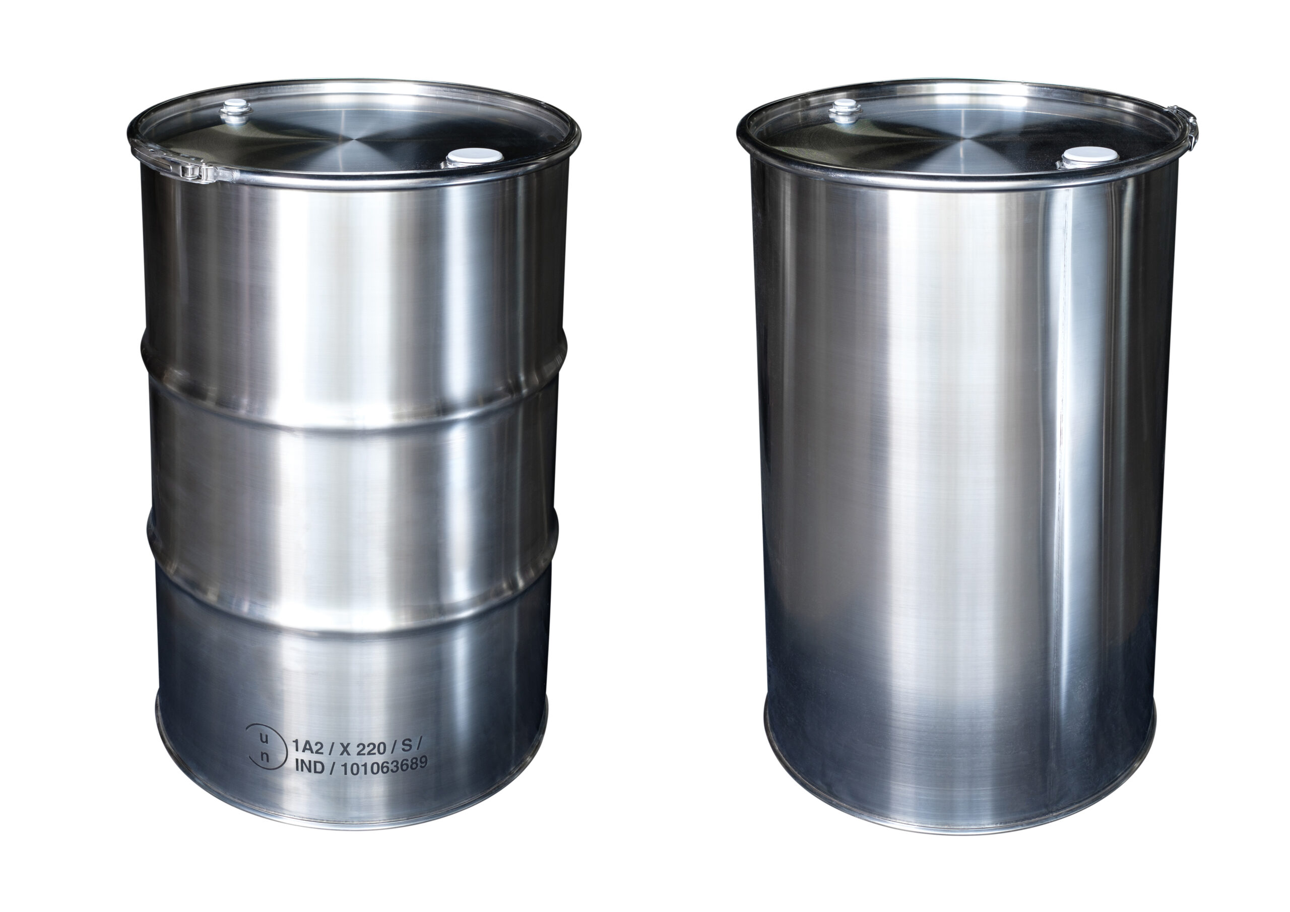 Moens Verpakkingen Stainless steel drums