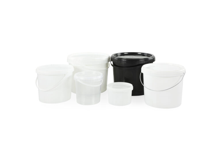 Buckets in all shapes and sizes as ideal packaging I Moens Packaging