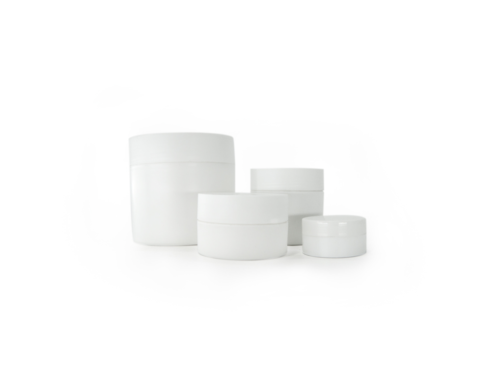 Double-walled cosmetic jars